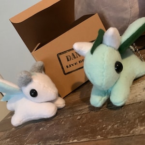 Customizable Plush Dragon Keychain - Etsy