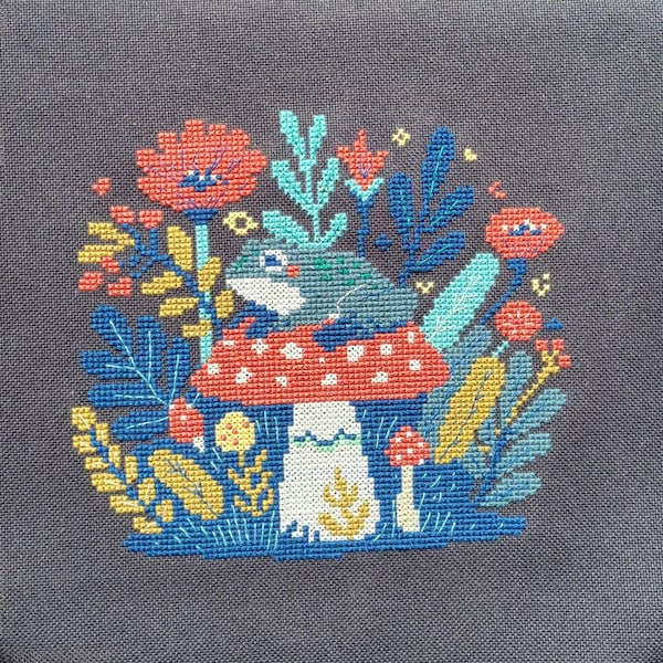 Bluebonnet Cross Stitch Pattern: Texas State Flower (PDF Download) - Etsy