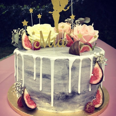 Tinker Bell Cake Topper Tinker Bell Topper Fairy Topper Birthday Topper ...