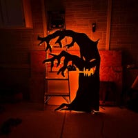 Haunted House Printable Trace and Cut PDF Template 6 Ft Tall ...