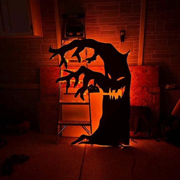 Haunted House Printable Trace and Cut PDF Template 6 Ft Tall ...