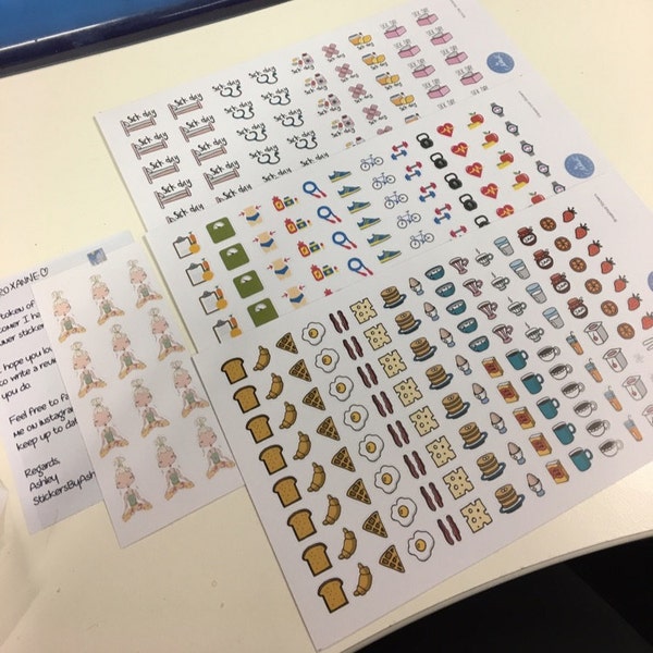Food Stickers | Breakfast Stickers | Meal Stickers | Coffee Stickers ...