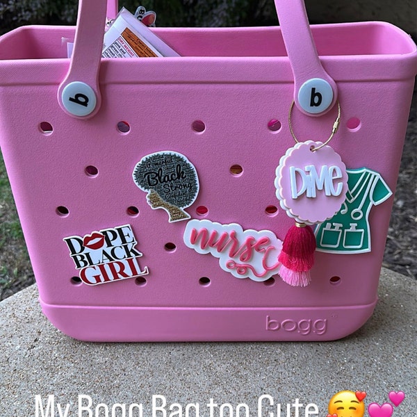Dope Black Girl Purse Charms for Your Bogg Bag, Original and Baby Bogg ...