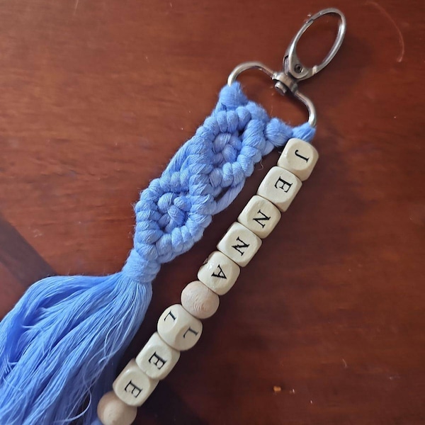 Custom Chemistry Name Keychain, Periodic Table Element Name Keychain ...