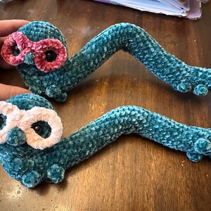 PATTERN: Iggy the Inchworm Crochet Inchworm Pattern Amigurumi Inchworm ...