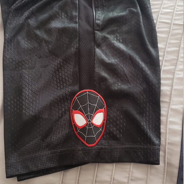 Spider-man Head Mask Iron-on Embroidered Patch, Patches, Pins, Vinyl ...