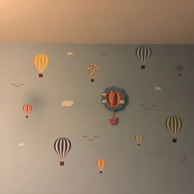 Reusable Fabric Sea World Height Chart Wall Sticker, Kids Wall Art ...