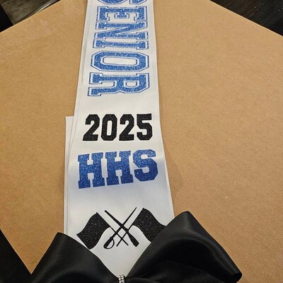 Megaphone Cheer 8th Grade Sash Cheer Sash 8th Grade Night Sash ...