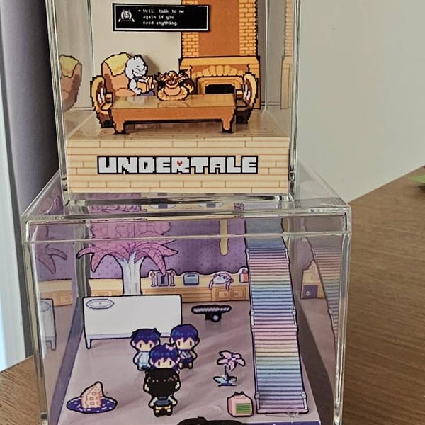 Omori Neighbor's Room 3D Diorama - Personalized Handmade Shadow Box ...