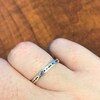 Morse Code Ring Personalized Hand Stamped Initial Ring - Etsy