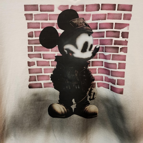 Urban Mickey Mouse Black and White, Cartoon Characters, PNG. Waterslide ...