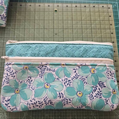 ITH Double Zipper Bag, in the Hoop Bag 4 Sizes. Machine Embroidery ...