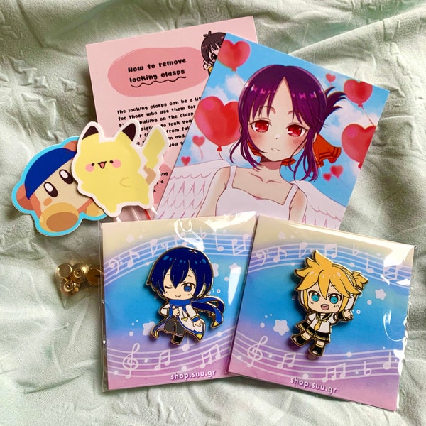 Virtual Vocalist Kaito Hard Enamel Pin, Christmas Gift - Etsy