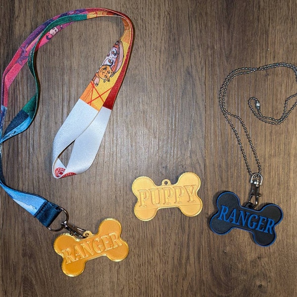 3D Printed Tag | Fursuit Tag | Custom Tag | Name Tag | Bone Tag ...