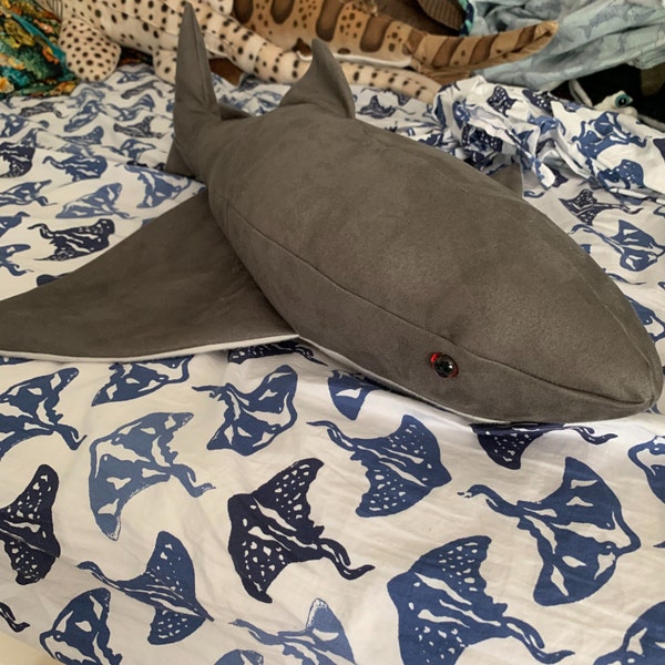 Shark Plush Sewing Pattern - Instant Download PDF - Etsy