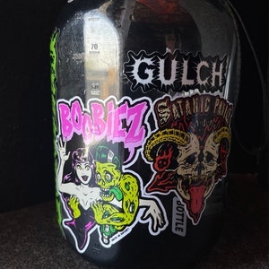 Greaser Frankenstein Vinyl Sticker, Horror Punk Decal, Psychobilly ...