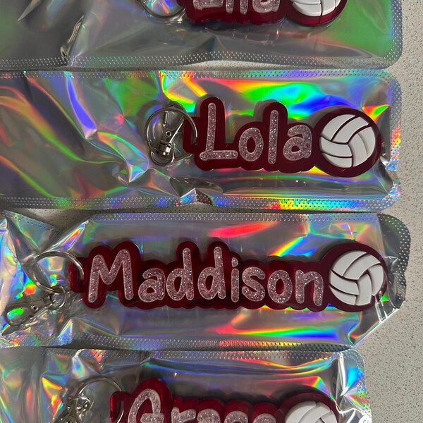 Personalised Netball Dress Keyring - Etsy