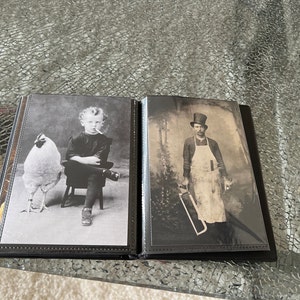 4x6 Creepy Butcher PHOTO Scary Meat Man Cleaver Knife Freaky Vintage ...