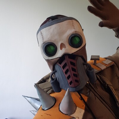 Borderlands Bandit Steve Mask for Cosplay or Costume Unpainted Resin ...