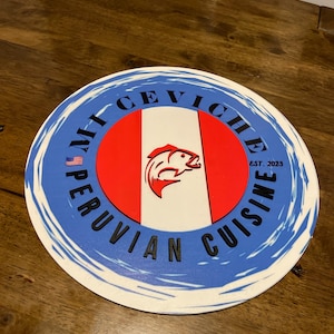 Custom Round Sign, Circle Logo Sign, Custom Logo Sign, Custom Wood Logo ...