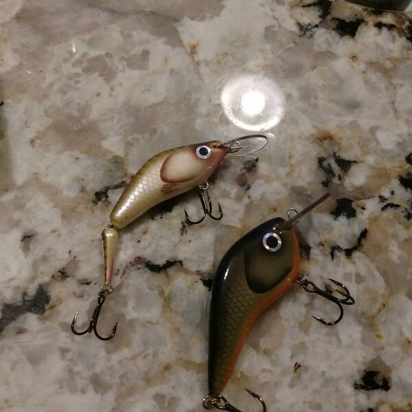 Smal Jointed Wooden Fishing Lure - Etsy