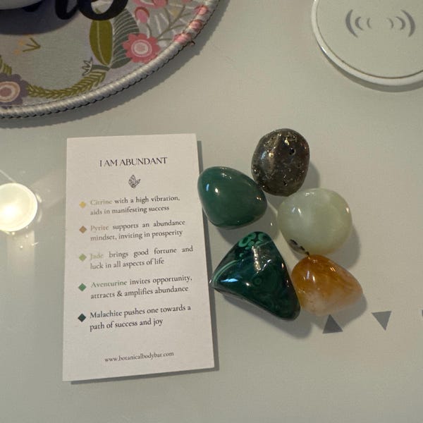 I Am Worthy | Positive Affirmation Crystal Set | Pocket Stones ...