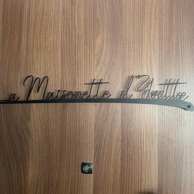 Personalized Metal Villa Name Sign, Custom Cottage Name Sign, Unique ...