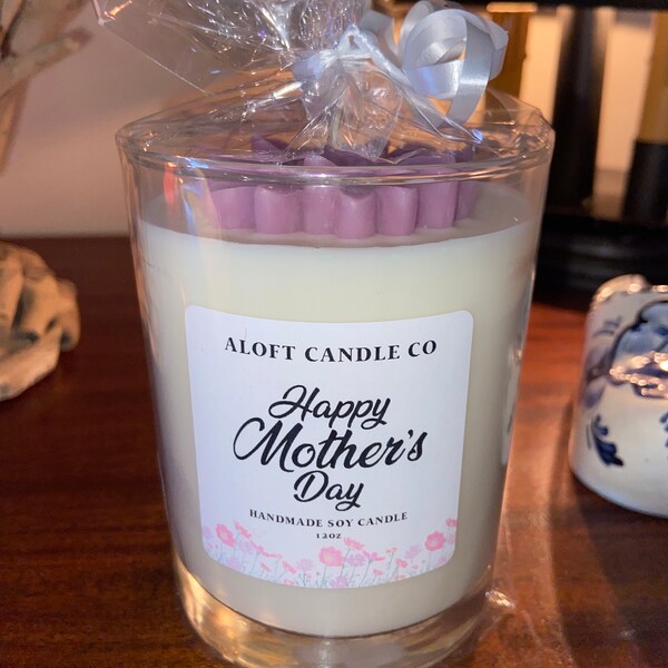 Handmade Soy Candle 12oz Celebrate - Etsy