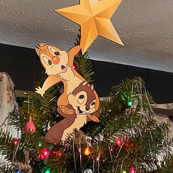 Chip N Dale Balancing Act Ornament / Tree Topper - Etsy