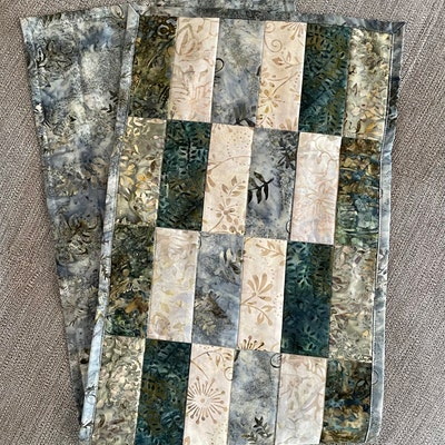 PDF Pattern: Modern Quilted Batik Table Runner - Etsy