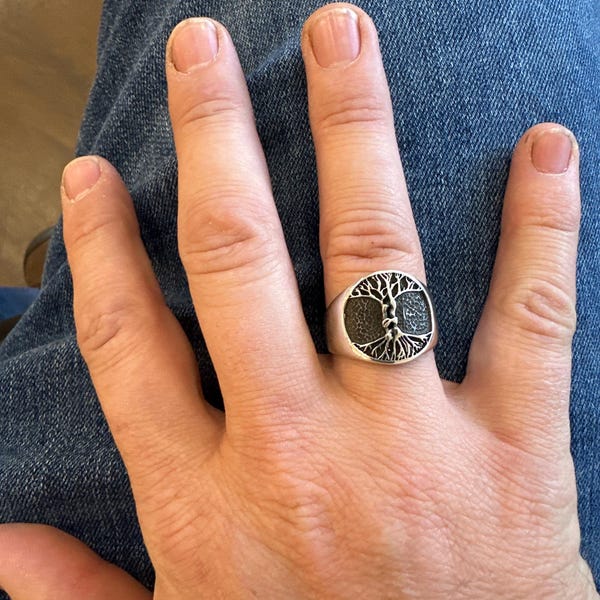 925 Sterling Silver Men's Ring, Cobra Snake Silver Ring, Handmade Men's ...