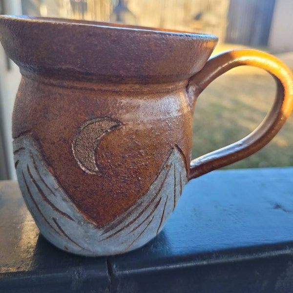 Personalized Hand Built Pinch Love Mugs,8oz With 24k Gold Luster ...