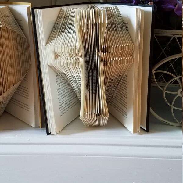 Star Folded Book Art pattern Pdf. Book Folding Book Origami Free ...