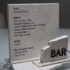 Marble Stone Bar Sign | Wedding Unique Signage | Menu Sign | Drink Sign ...