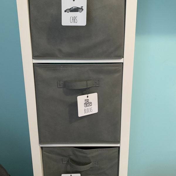 Custom Hang Tag, Laminated Hang Tags, Fabric Cube Storage Bin Hang Tags ...