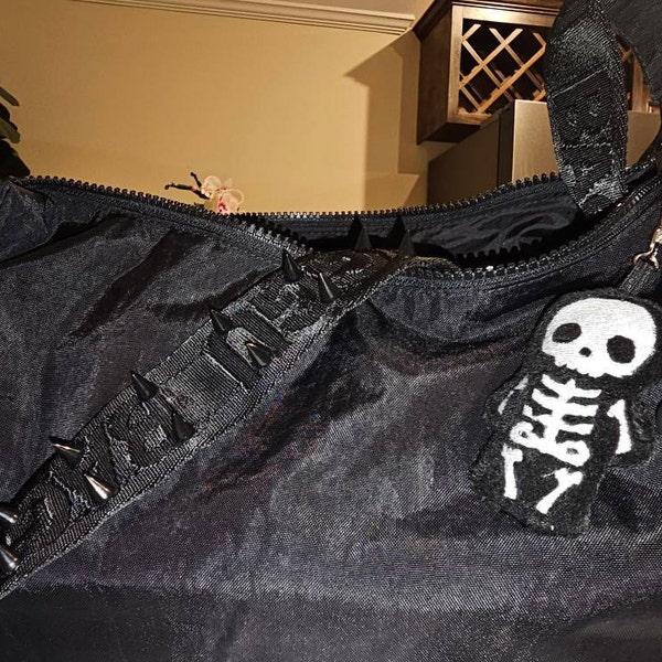 Skeleton Squishy Keychains Halloween Skull Mini Plush Keychain for ...