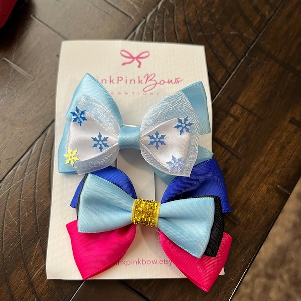 Disney Princess Bow | Disney Princess Inspired Hair Bow | Toddler Bow ...