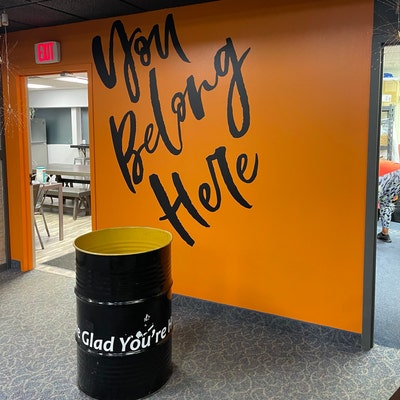 Vinyl Wall Art Decal you Belong Here Classroom Children Kids Preschool ...