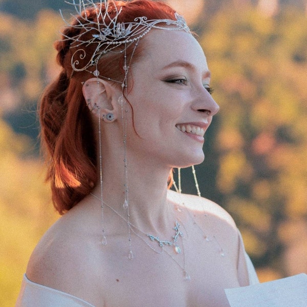 Delicate Elven Tiara, Wedding Circlet, Elf Coronet, Wedding Accessories ...