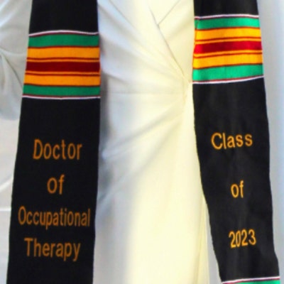 Graduation Stole Black Girl Magic Custom Kente Class of 2022 Sash With ...