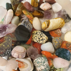 Assorted Tumbled Stones 0.5 in and 1 in BIG From 2oz Wholesale - Etsy