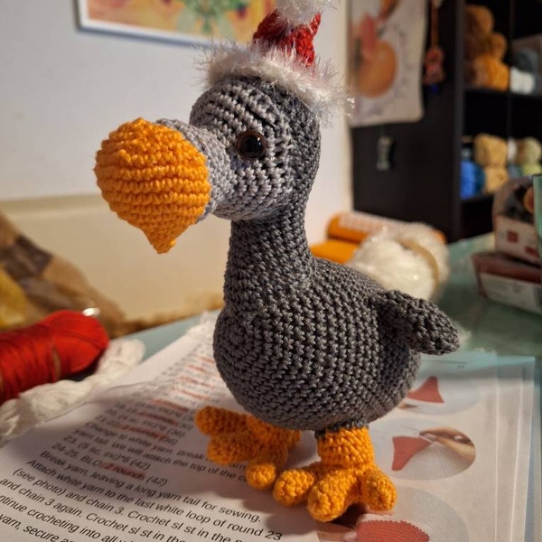 Crochet Dodo Amigurumi Pattern - Quirky Plush Bird - Printable PDF - Etsy