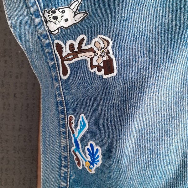 Road Runner Patch (3.5 Inch) Embroidered Iron/sew-on Badge Retro ...