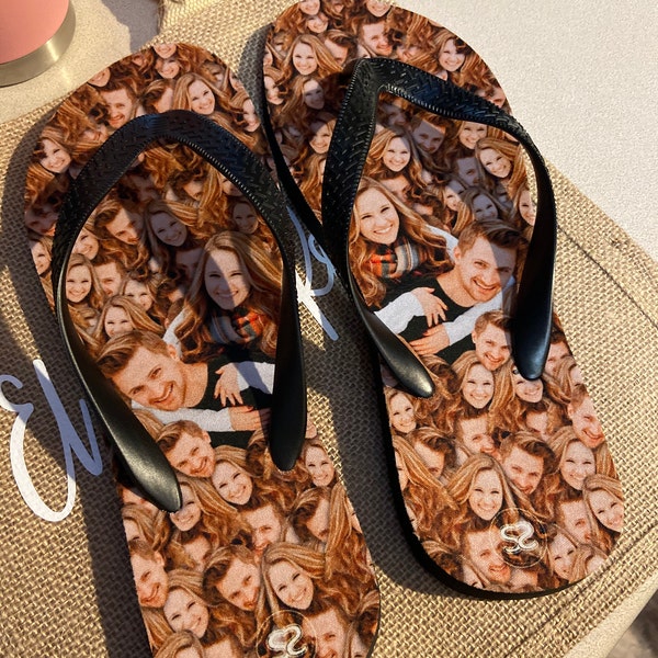 Personalized Flip Flops, Custom Photo Based Print Flipflops, Customized ...