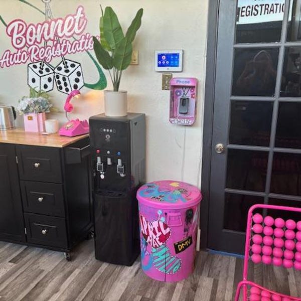Make to Order 11 Gallon Trash Cab Custom Painted - Etsy