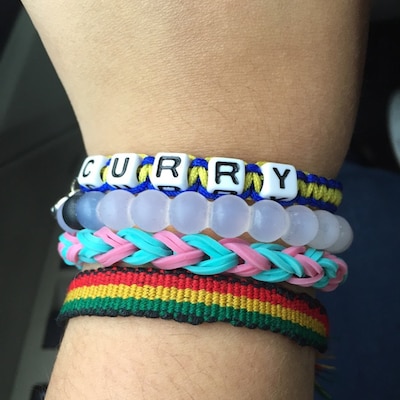 Customized Team Sports Bracelet, Adjustable, Baseball Bracelet, Soccer ...