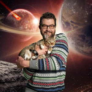 Pirate Raft at Sea Digital Background - Etsy