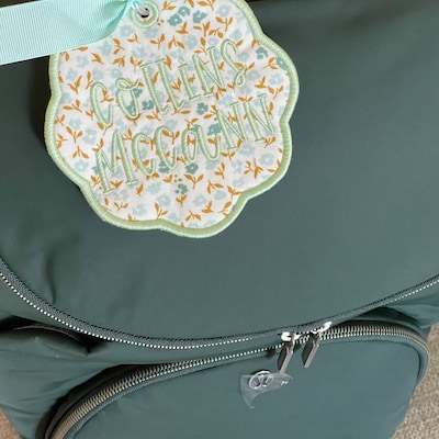 Backpack Name Tag Bag Tags Luggage Tag Fabric Name Tag Fabric ...