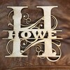 Split Regal Monogram Alphabet Letters Laser Cut Files Digital Download ...