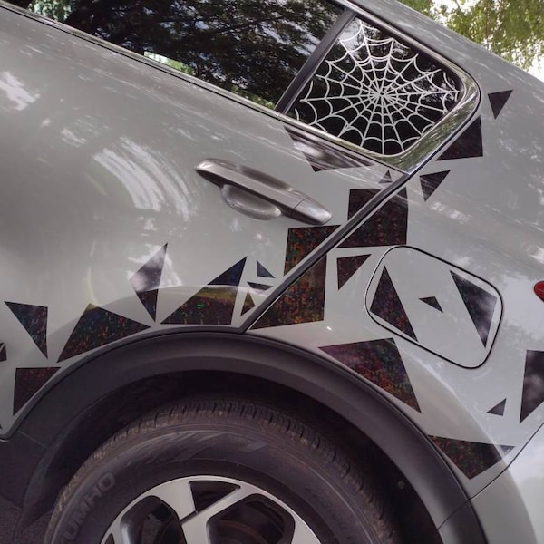 Hexagon / Honeycomb JDM Car Decal Sticker 4.5 Inch / Hex Side Vehicle ...